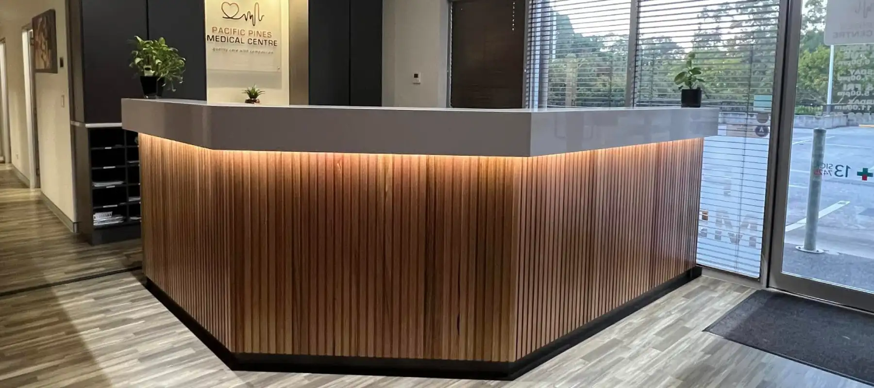 Medical Centre Reception Revamp - Kingfisher Renovations